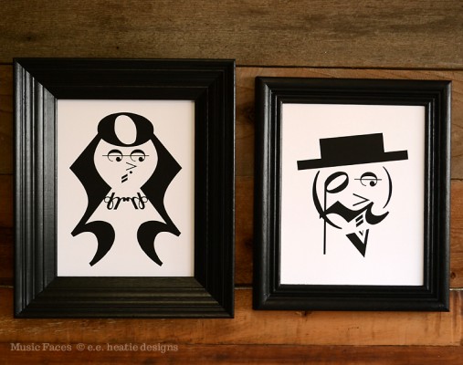 In my Etsy shop: Music Faces Art Prints! - Lansdowne Life
