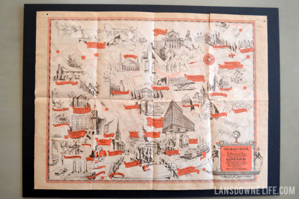 Rescuing a vintage St. Louis map - Lansdowne Life